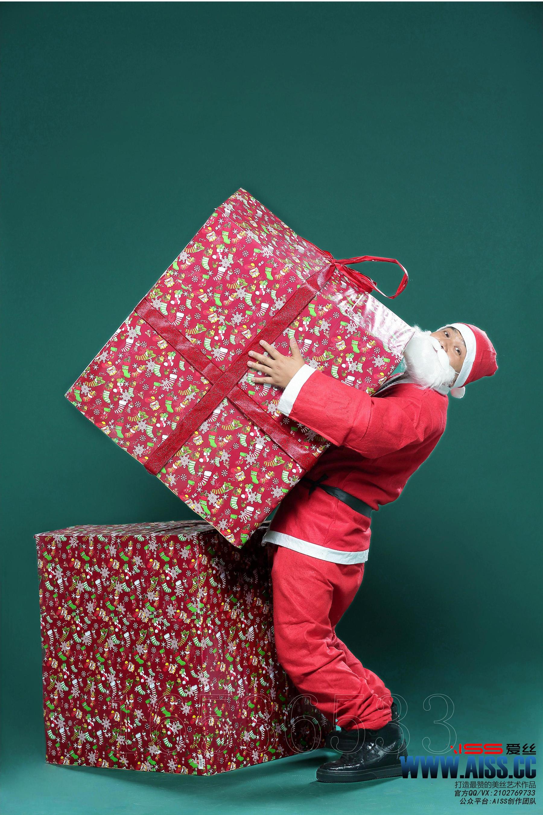 陈雅漫/松果儿《圣诞丝袜狂欢》 [AISS爱丝] – COSER在线