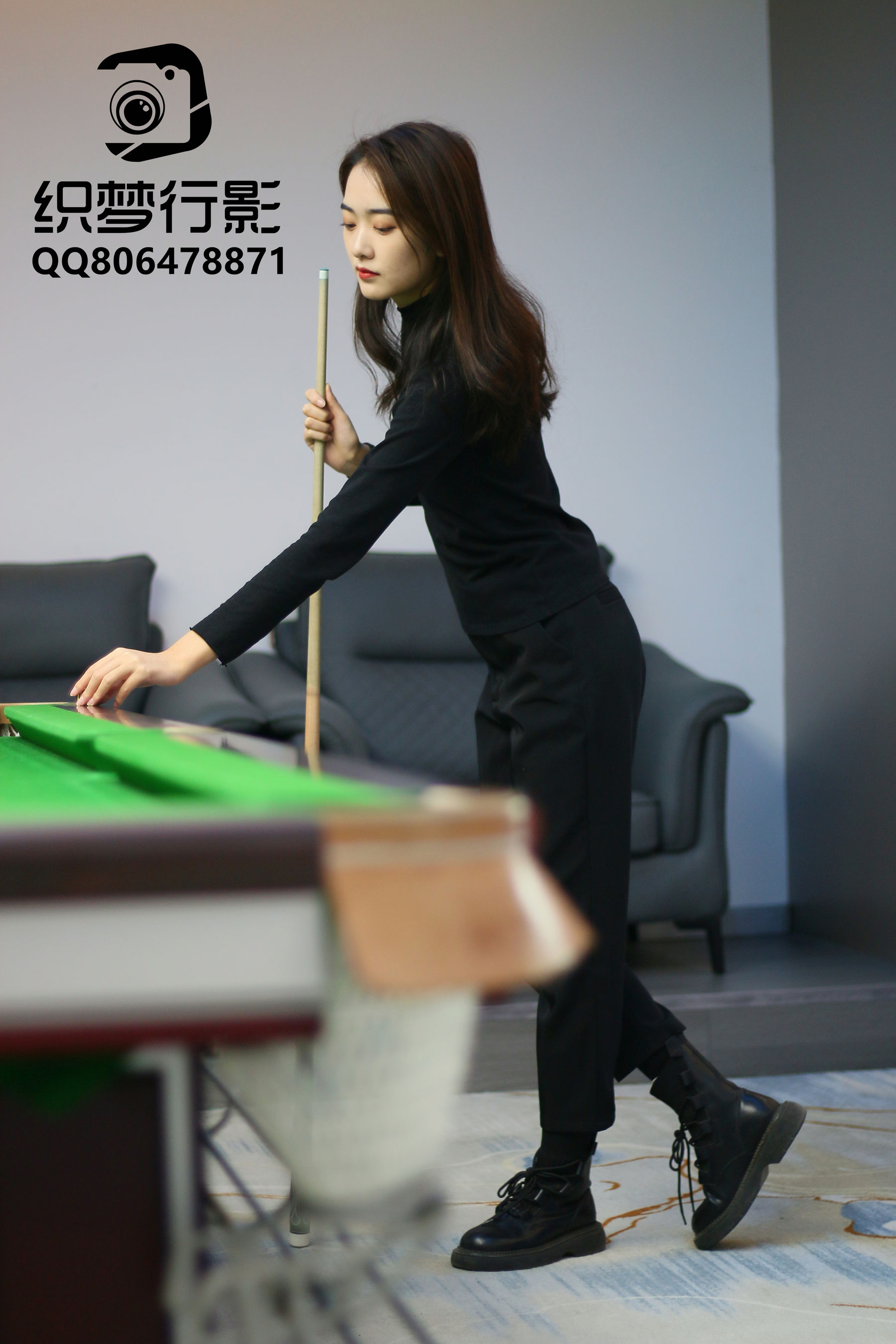 [织梦映像] 打上火花-台球在放肆狂涌 - 91写真