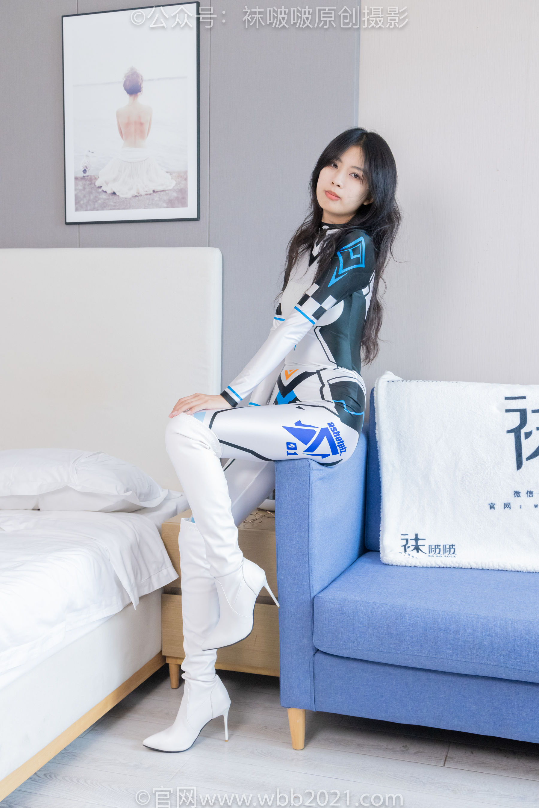 BoBoSocks袜啵啵 No.434 奶油 -cos服、两双靴子、薄肉丝、薄黑丝 – COSER在线