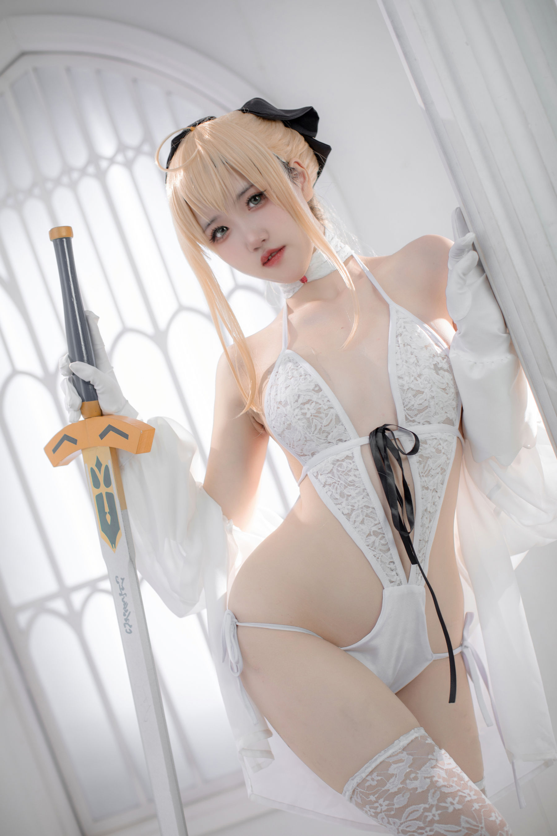鬼马少女阿薰kaOri - FGO 白Saber – COSER在线